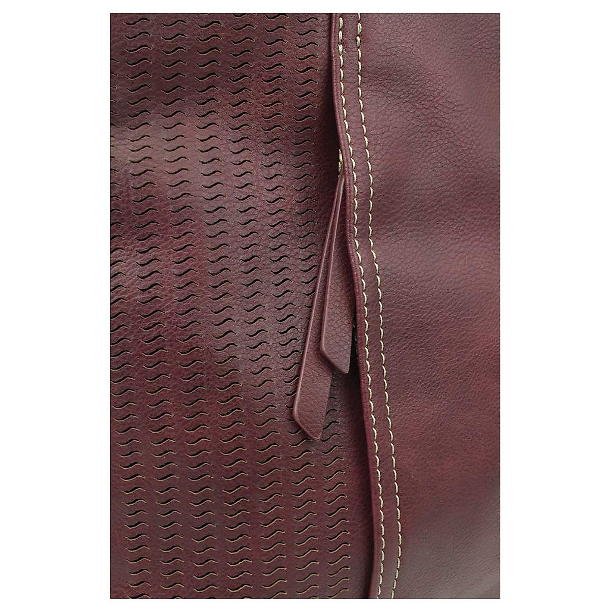 CHALA Laser Cut Crossbody Faux Leather - Metal Dragonfly - Plum