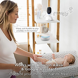 Motorola Connect40 by Hubble Connected Video Baby Monitor - 5" Parent Unit and HD Wi-Fi Viewing for Baby, Elderly, Pet - 2-Way Audio, Night Vision, Remote Pan/Digital Zoom (Renewed)