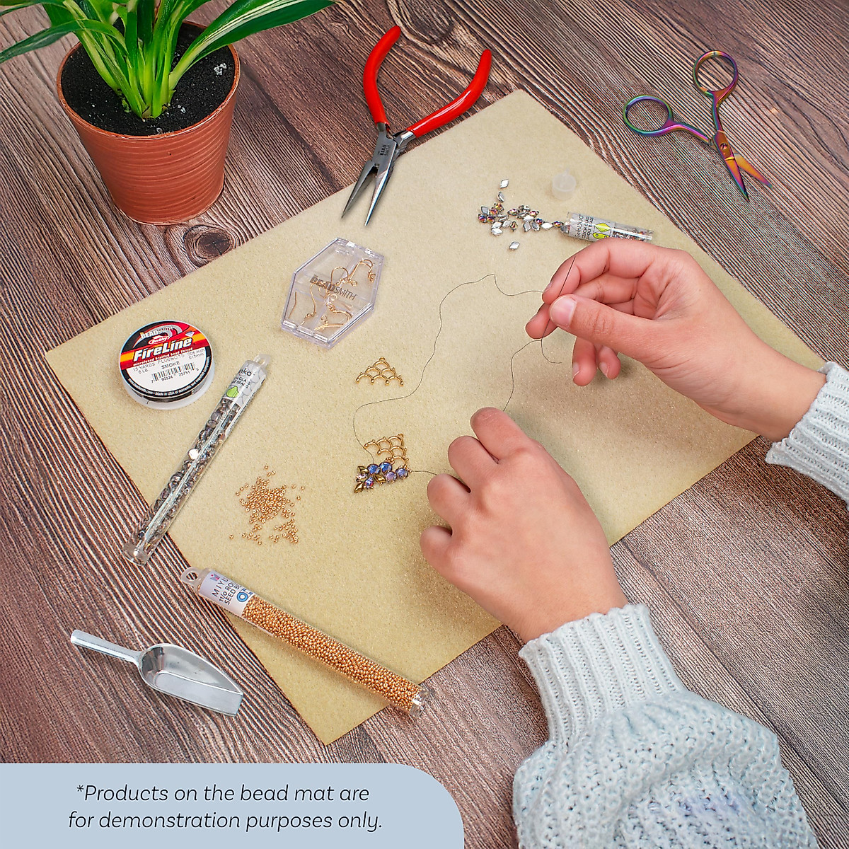 The Beadsmith Bead MAT 3 PC Set 11 X 14