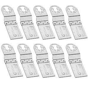 Versa Tool MB10E 30mm Stainless Steel Multi-Tool Saw Blades Fits Fein Multimaster, Dremel, Bosch, Craftsman, Ridgid Oscillating Tools - 10 Pack