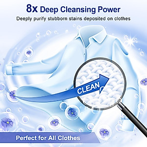 Binbata Laundry Detergent Sheets, 200 Loads Fresh Linen Scent Hypoallergenic Eco-Friendly Laundry Sheets, Biodegradable Plastic Free Liquidless Laundry Sheets Detergent Suitable for Sensitive Skin