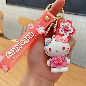 Cute Anime Keychains, Kawaii Keyring Merchandise, Gifts for Friends and Cute Anime Fans (A-1pcs)