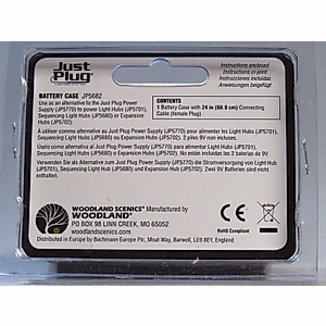 Just Plug Woodland Scenics JP5682 WOOJP5682 Battery Case