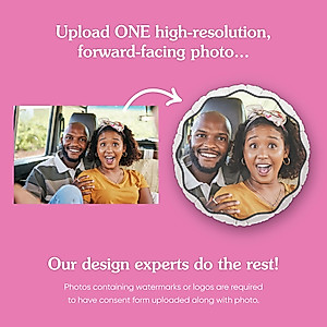 Big Dot of Happiness Personalized Photo Balloons, Personalized Birthday Balloons, Baby Shower Decor, Bachelorette Party Decorations, Bridal Shower Ideas, Custom Double-Sided Mylar Balloon, 1 Piece