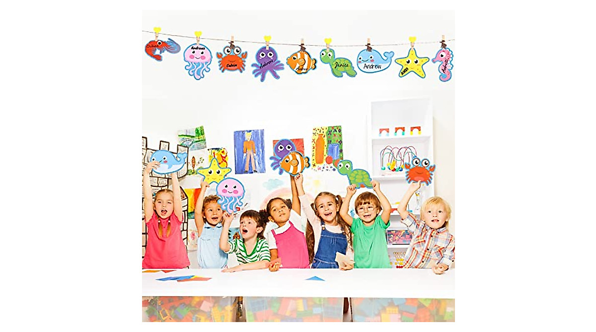 Ocean Animal Cutouts - 45 Pieces for Classroom Decor