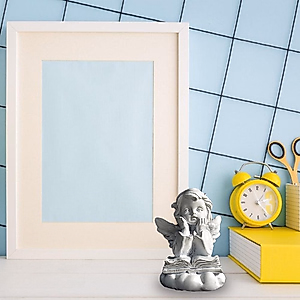 KTNAJOL Angel Resin Garden Statue Figurine Fairy Angel Sculpture Home Decoration