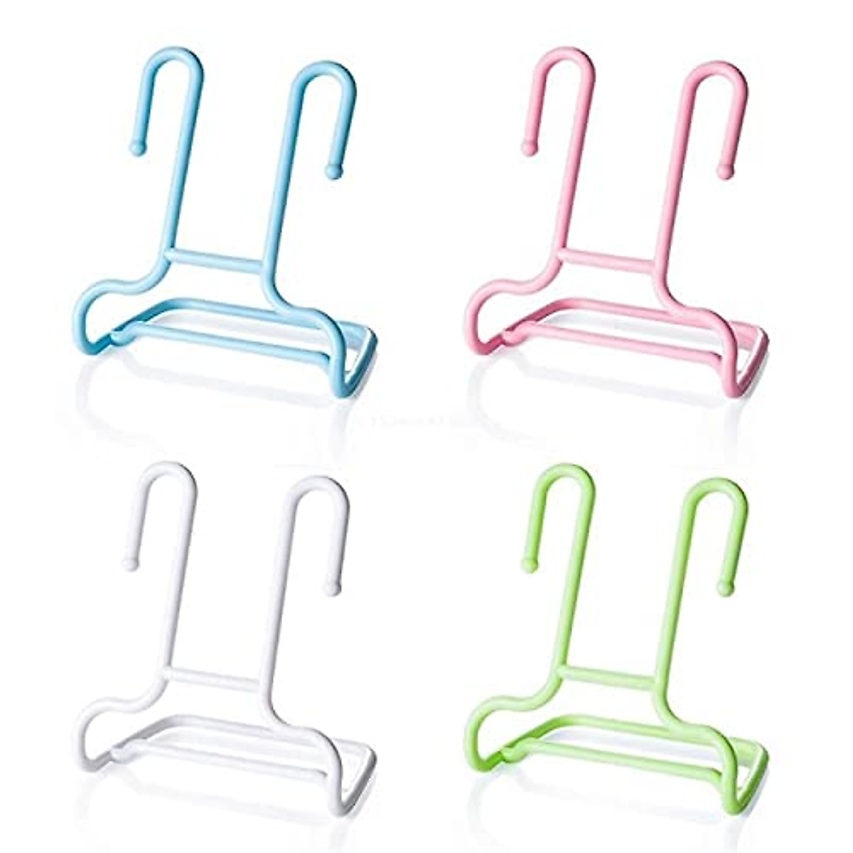 KNFUT Shoe Slots, 2PCS/Set Multi-Function Shoe Shelf Organizer Creative Shoes Drying Rack Stand Hanger Dropship (Color : Pink Color)