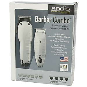 Andis 66325 Barber Combo-Powerful Clipper/Trimmer Comber Kit