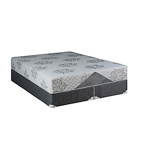 Greaton 10" Plush Memory Foam Mattress with 8-Inch Split Box Spring, Gel Bed Mattresses for Ultimate Comfort, Help Maintain Sleeping Position and Posture, Complete Body Support at Every Side, Full XL