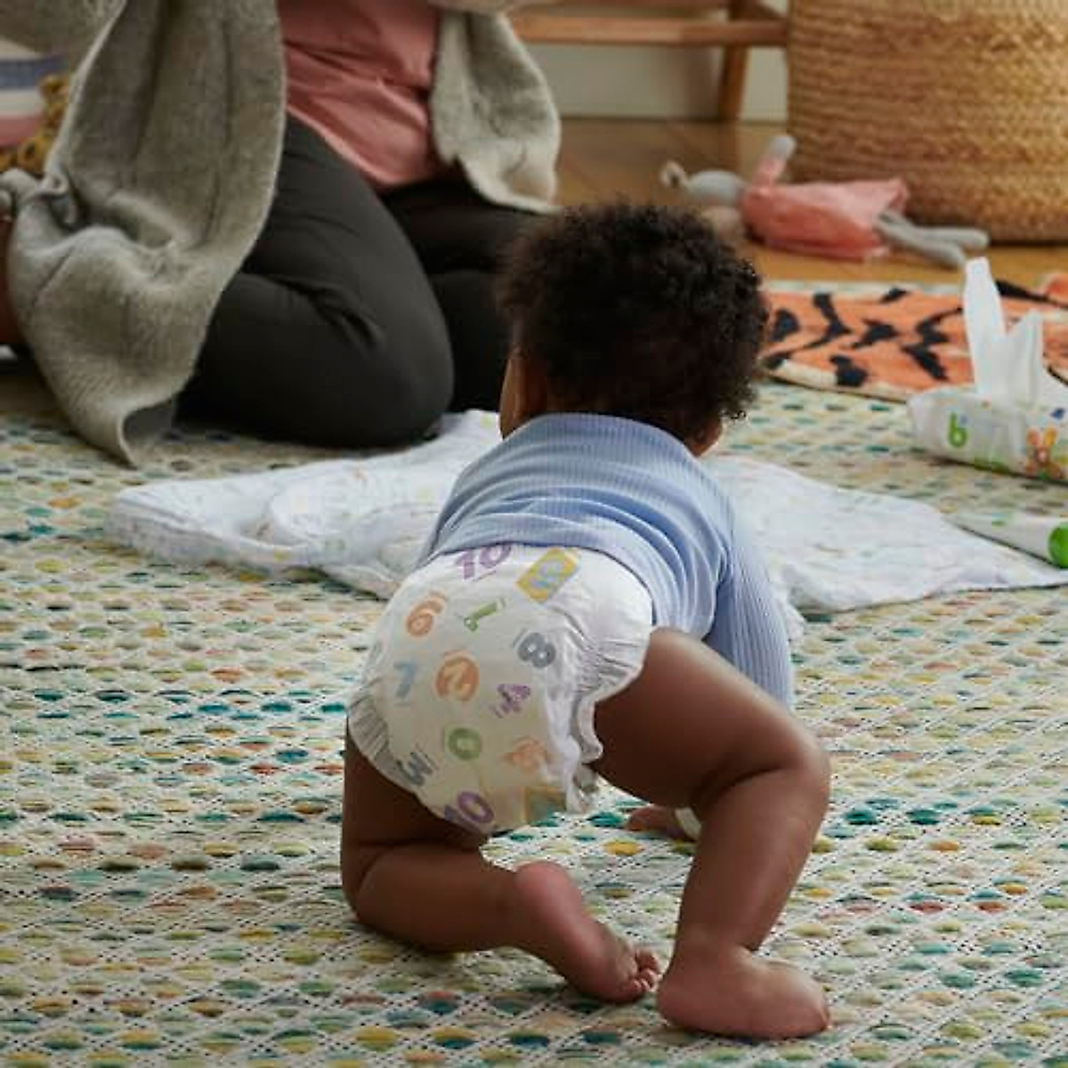 Babyganics Size 5, 100 count, Absorbent, Breathable, Triple Dry Protection Diapers