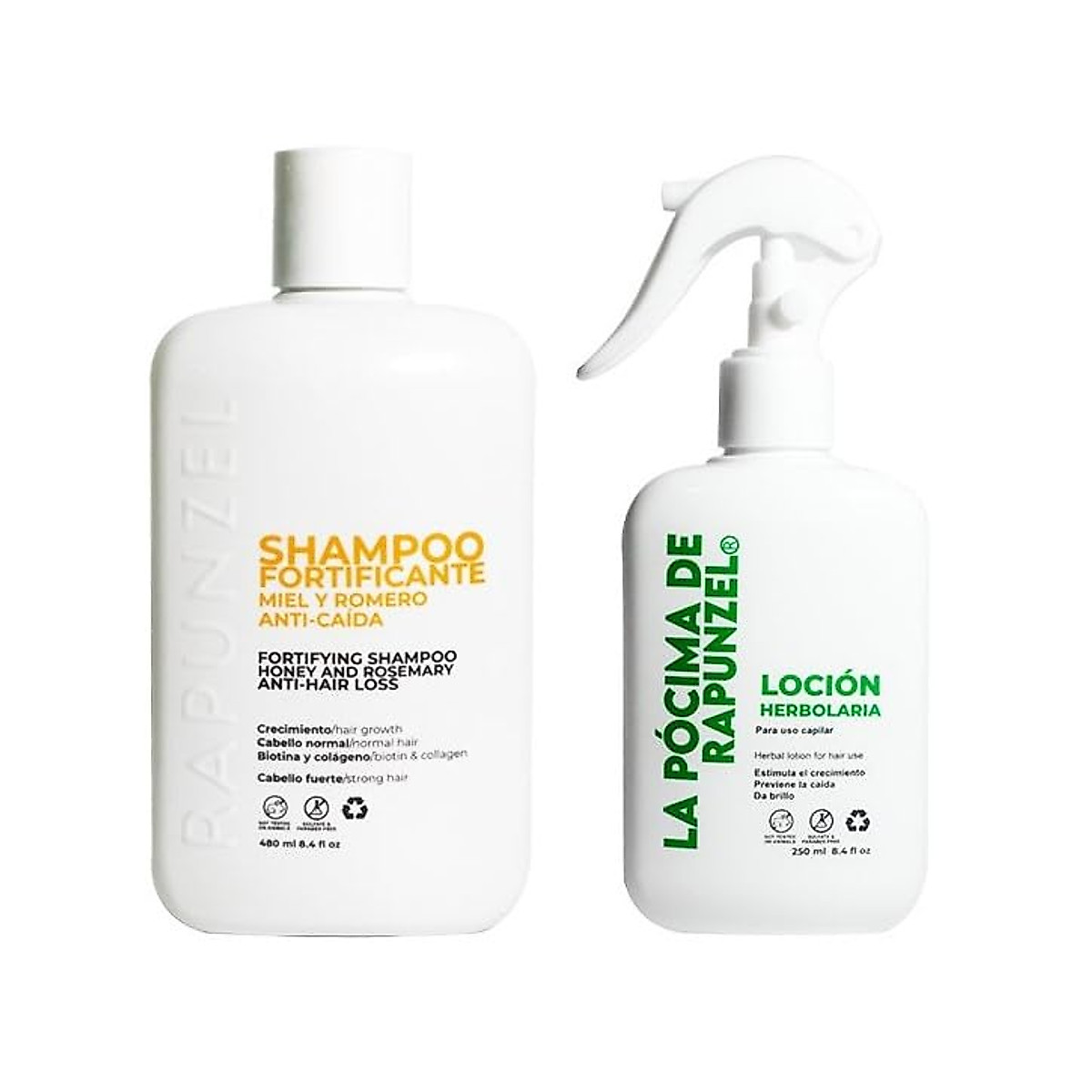 La Pocima de Rapunzel SHAMPOO KIT (Shine and strength) 2 piece PACK