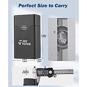 JOYTUTUS RFID Key Fob Protector, Aluminium Box for Fob Protector Signal Blocking, Key Fob Signal Blocker, Car Keyless Entry Fob Signal Blocking Case, Key Fob Protector RFID Blocking Box