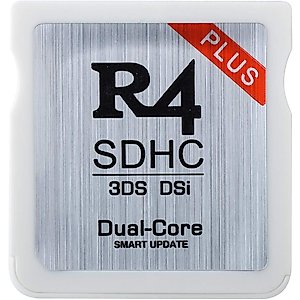 RGEEK Plus Update Wood Version SDHC Dual Core with 32GB Micro SD Memory Card for Nintendo 3DS NDS New 3DSLL, No timebomb for Gaming Console