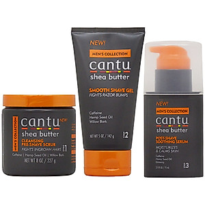 Cantu Men's Collection Shaving 3 Step Set