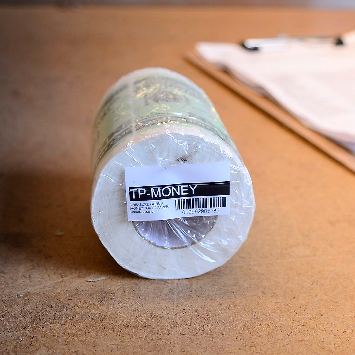 Treasure Gurus 100 One Hundred Dollar Bill Roll of Toilet Paper