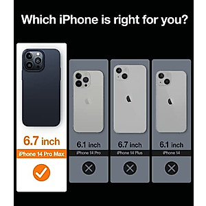 TORRAS Slim Fit Designed for iPhone 14 Pro Max Case 6.7 inch, Ultra-Thin, Lightweight Hard PC Cover, Purple, OriginFit