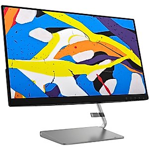 Lenovo Q24i-1L 23.8" IPS LED FHD FreeSync Monitor Natural Low Blue Light Built-in Speakers (HDMI, VGA)