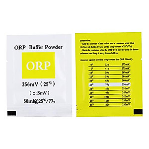 Digital ORP Meter with Automatic Calibration & ORP Buffer Powder (ORP Meter)