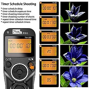 Pixel TW-283 N3 Wireless Shutter Remote Control Tiner Remote Shutter Release for Canon Eos 5D Mark IV 5D 6D 7D Mark 1DX MARKII R5 R6 50D 40D 30D 20D 10D D60 D30 D2000 EOS-1V EOS-3