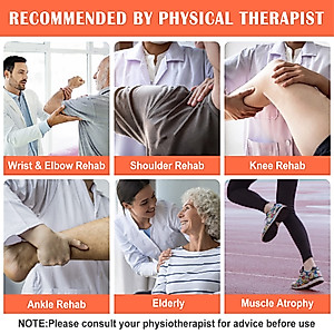 GOREDI Under Desk Bike Pedal Exerciser, Upper & Lower Peddler Exerciser for Seniors with LCD Display, Fitness Folding Arm Leg Workout