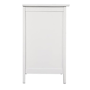 Glory Furniture Daniel 3 Drawer Nightstand in White