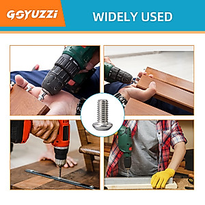 M6 x 20mm 25mm 30mm 35mm 40mm Button Head Socket Cap Screws Bolts, 304 Stainless Steel, Bright Finish, Metric Allen Hex Drive, Fully Threaded, 50PCS