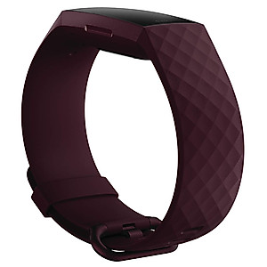 Fitbit Charge 4 Fitness Tracker, Rosewood/Rosewood