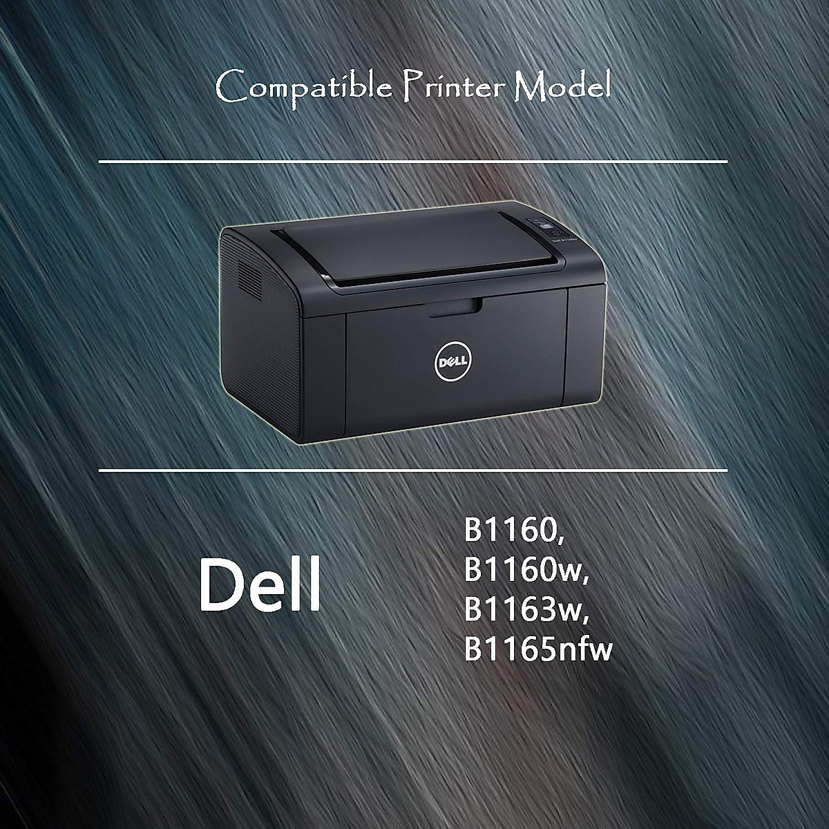 (1-Pack) TG Imaging (1xBlack) Compatible Toner Cartridge Replacement for Dell B1160W B1160 B1163w B1165nfw 1160 1160W 331-7335 Printer (1 Pack, Black)