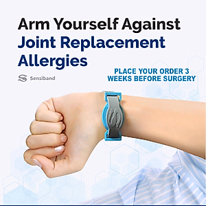 SENSIBAND Metal Allergy Test Band – Test at Home or Anywhere - Tests for Common Metals Used in Piercings & Jewelry - See Your Own Results - Order 3 Weeks Before Surgery.… (Copper)