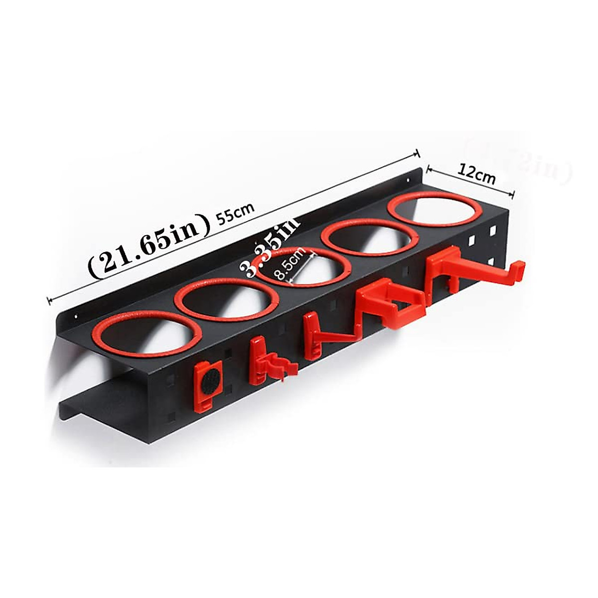 Moovul Pro Spray Bottle Storage Rack Abrasive Material Hanging Rail Car Beauty Shop Accessory Display Auto Cleaning Detailing Tools Hanger Bottle Organizer