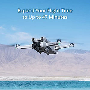 DJI Mini 3 Pro Fly More Kit Plus, Includes Two Intelligent Flight Batteries Plus, a Two-Way Charging Hub, Data Cable, Shoulder Bag, Spare propellers, and Screws, Black
