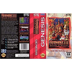 Romance of the Three Kingdoms III - Sega Genesis