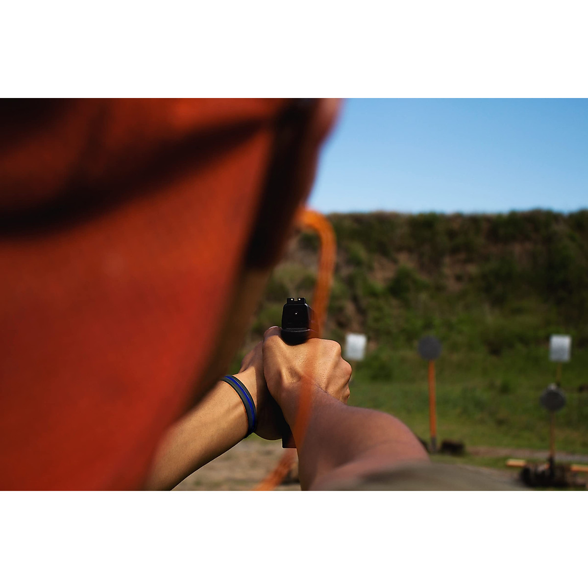 BLUE INSPIRED Thin Blue Line Bracelet and Prayer Card | Back The Blue, Pro Law Enforcement | Navy Blue | Husband/Wife, Men/Women