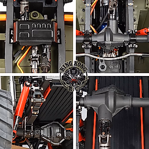 Kingkong RC 1/12th RC Crawler Q157 Mud Monster 4x4 Soviet Truck w/Metal Chassis KIT Set