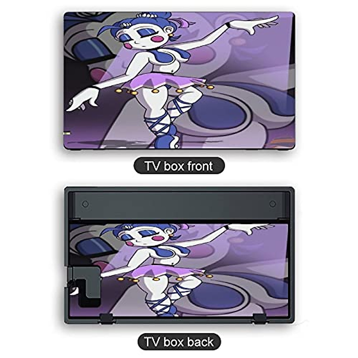 Ba-llora FNAF Sticker for Switch Protector Cover Protective Faceplate Full Set Console Dock for Switch/Switch lite