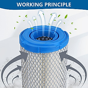 11013-7044 & 11013-7045 Inner & Outer Air Filter for Kohler 25 083 04-s & 25 083 01-s JD M131802 & M131803 Kawasaki 11013-7019 & 11013-7020 Kubota TA040-93220 TA040-93230