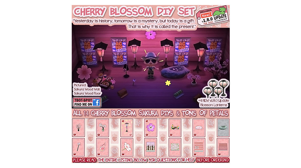 VVR Cherry Blossom Series: 14 DIY Recipes Set