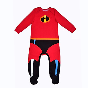 Disney The Incredibles Jack-Jack Baby Boys Footie Bodysuit and Cap Set for Newborn and Infant