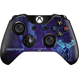 Skinit Decal Gaming Skin Compatible with Xbox One Controller - Officially Licensed Warner Bros Nightwing Design