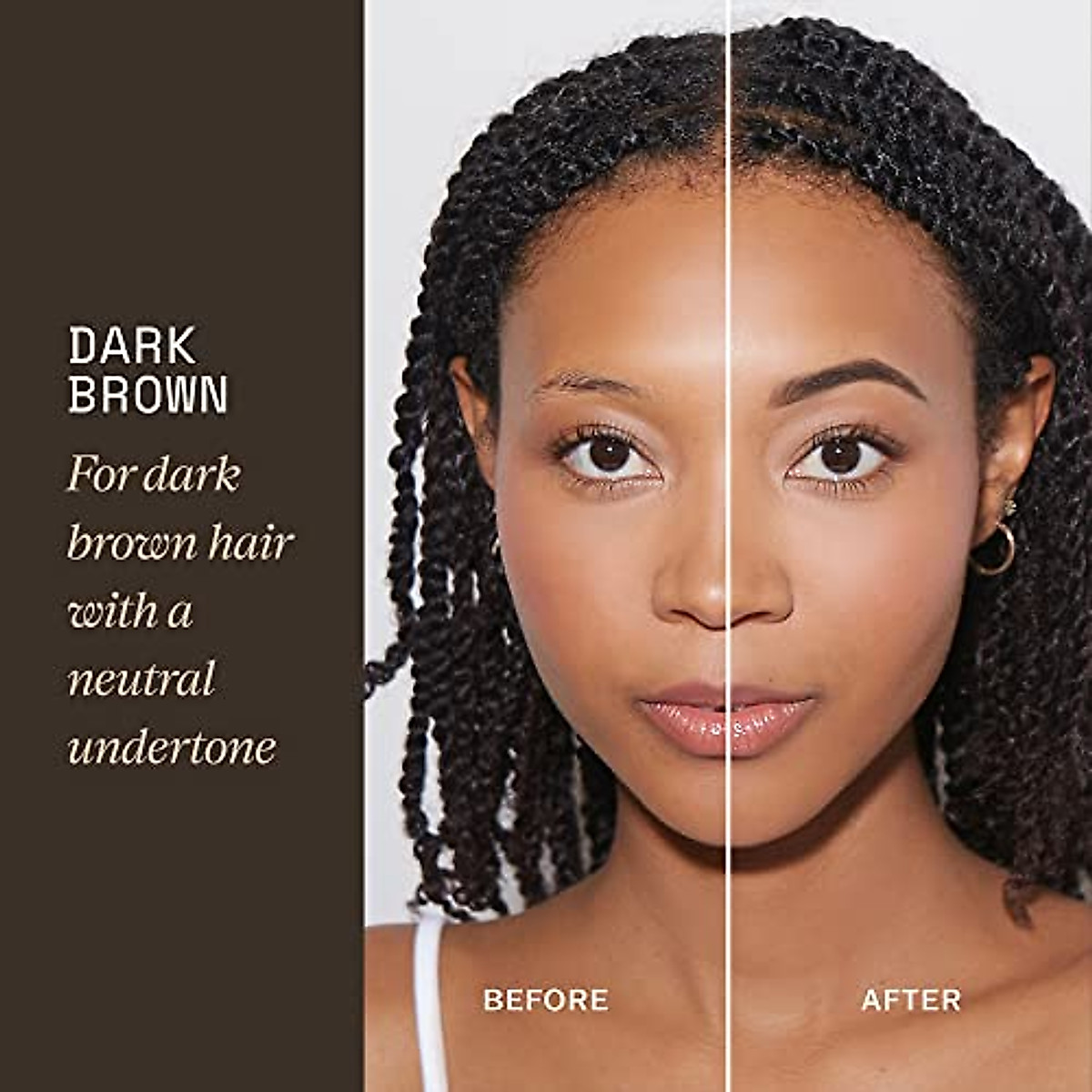 Trio Beauty Original Brow Stencil Kit with 12 Stencils | Perfect Brows in Seconds | 15-pc Eyebrow Stamp Stencil Kit with Fully Waterproof Eyebrow Pomade and Dual Ended Sponge Brush | Dark Brown