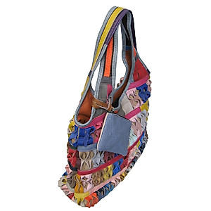 Honeycomb Leather Tote Bag (#1915-9)