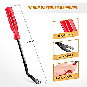 GOOACC 240PCS Bumper Retainer Clips Car Plastic Rivets Fasteners Push Retainer Kit Most Popular Sizes Auto Push Pin Rivets Set -Door Trim Panel Fender Clips for GM Ford Toyota Honda Chrysler