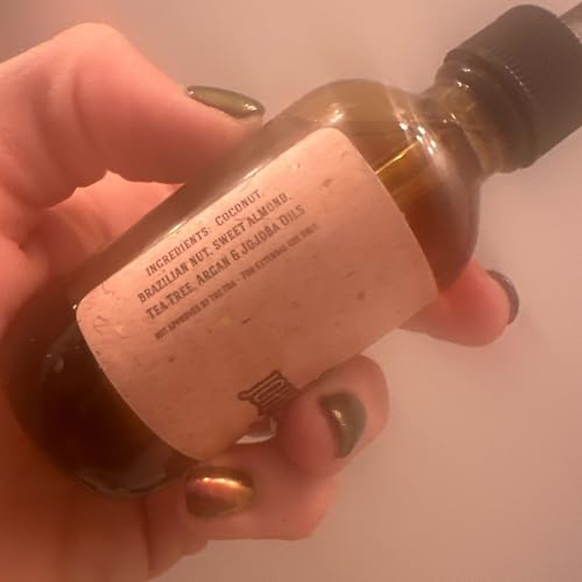 Johnny Slicks Organic Beard Oil | Moisturize, Soften, Promote Hair Growth, Reduce Itch (US Made, Veteran Owned Handcrafted with Clean Ingredients), Rugged