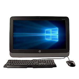 HP 400-G1 All-in-One Desktop PC - 20" HD Widescreen Display, Intel Core i5-4590 3.3GHz, 8GB DDR3, 500GB SATA HDD, DVD, Windows 10 Pro (Renewed)