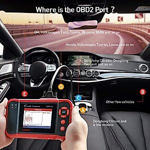 LAUNCH CRP123 OBD2 Scanner, Engine/ABS/SRS/Transmission Code Reader Car Diagnostic Scan Tool, Full OBDII Modes Automotive Scanner, Live Data Stream Graph, Lifetime Free Update