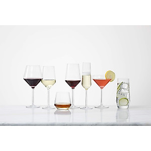 Zwiesel Glas Pure German Crystal Glassware Collection, 6 Count (Pack of 1), Clear