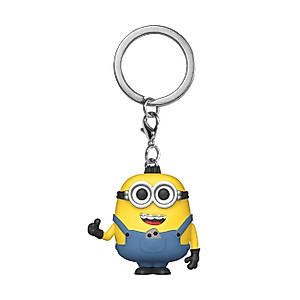 Funko Pop! Keychain: Minions: The Rise of Gru - Pet Rock Otto, Multicolor, 2 inches
