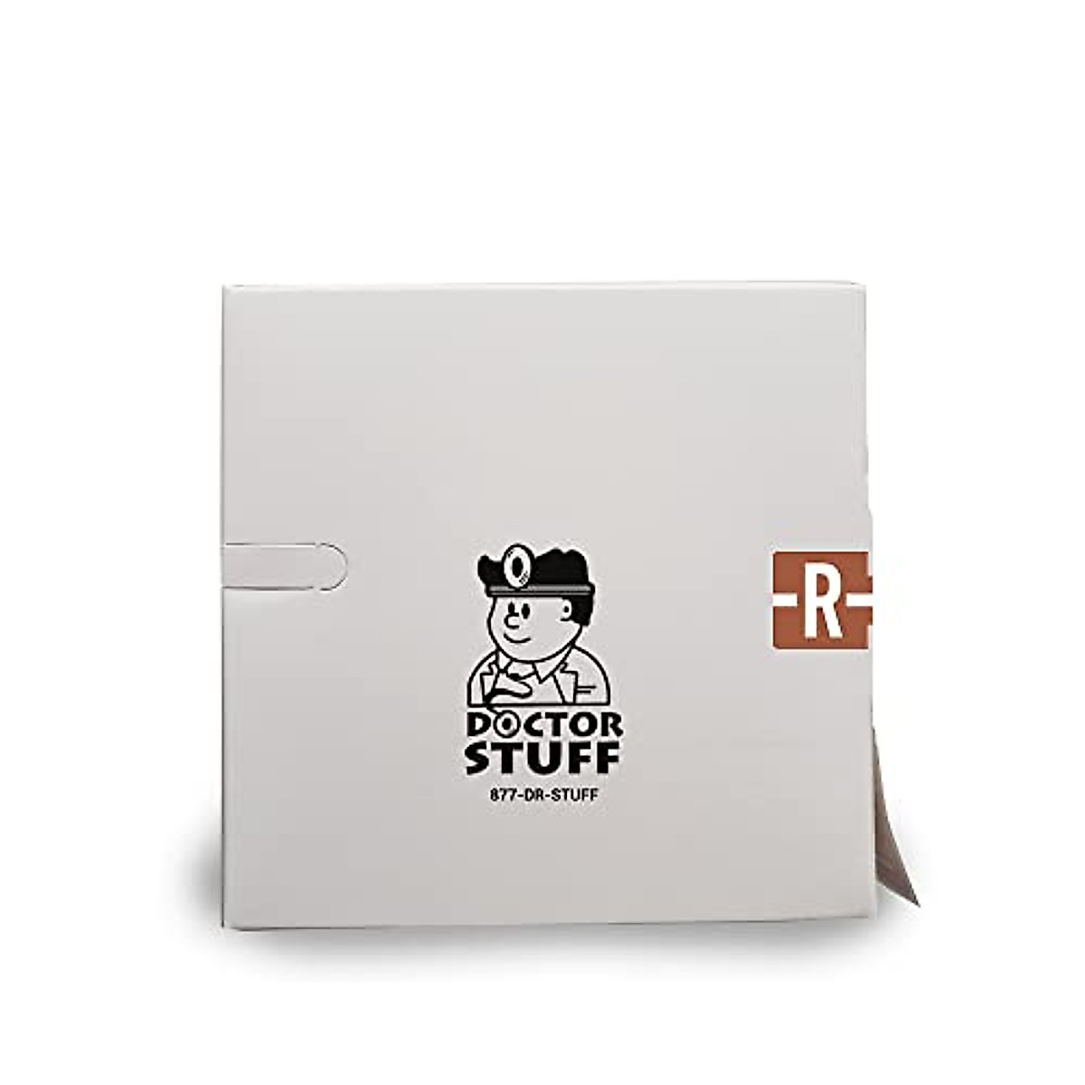 Doctor Stuff - File Folder Labels, Alphabet Letter R, TAB Products - TPAV Series Compatible Alpha Stickers, Brown, 1" x 1-1/4", 500/Roll