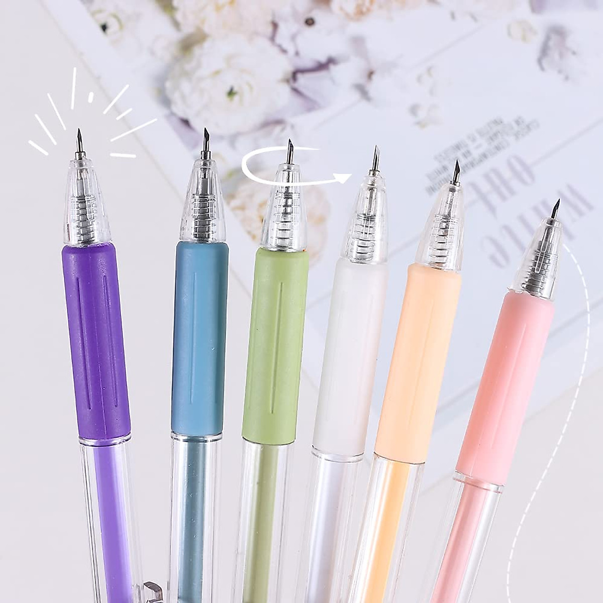 Craft Cutting Paper Pen Cutter Tool, Utility Precision Paper Cutting Carving Tools, DIY Drawing Scrapbooking Perfectly Accessories (12Pcs)
