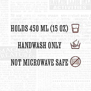 Paladone Harry Potter Hogwarts Travel Mug - Commuter Coffee Cup,450 ml